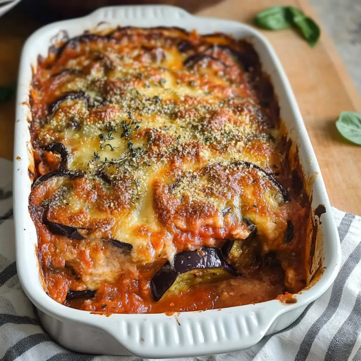 Irresistible Provencal Eggplant Tomato Gratin - Deliciously Healthy