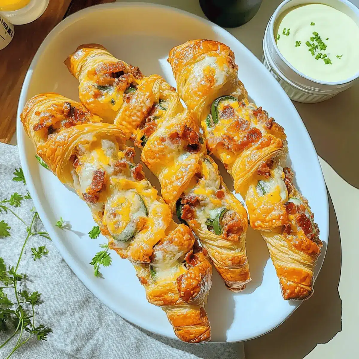 Irresistible Jalapeño Popper Puff Pastry Twists for Game Day