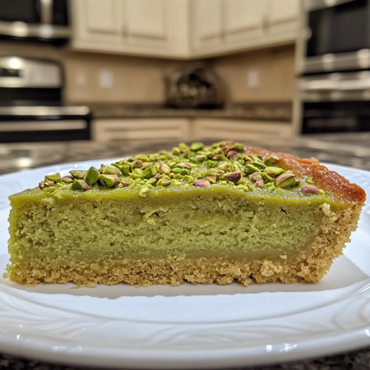Indulgent Pistachio Gooey Butter Cake Bliss for Ultimate Treat