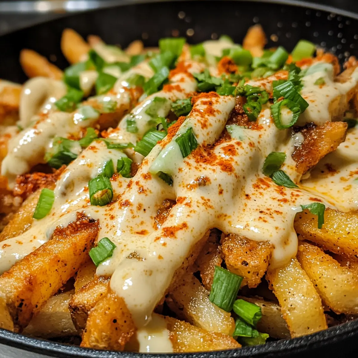 Ultimate Louisiana Voodoo Fries with Cheesy Cajun Sauce