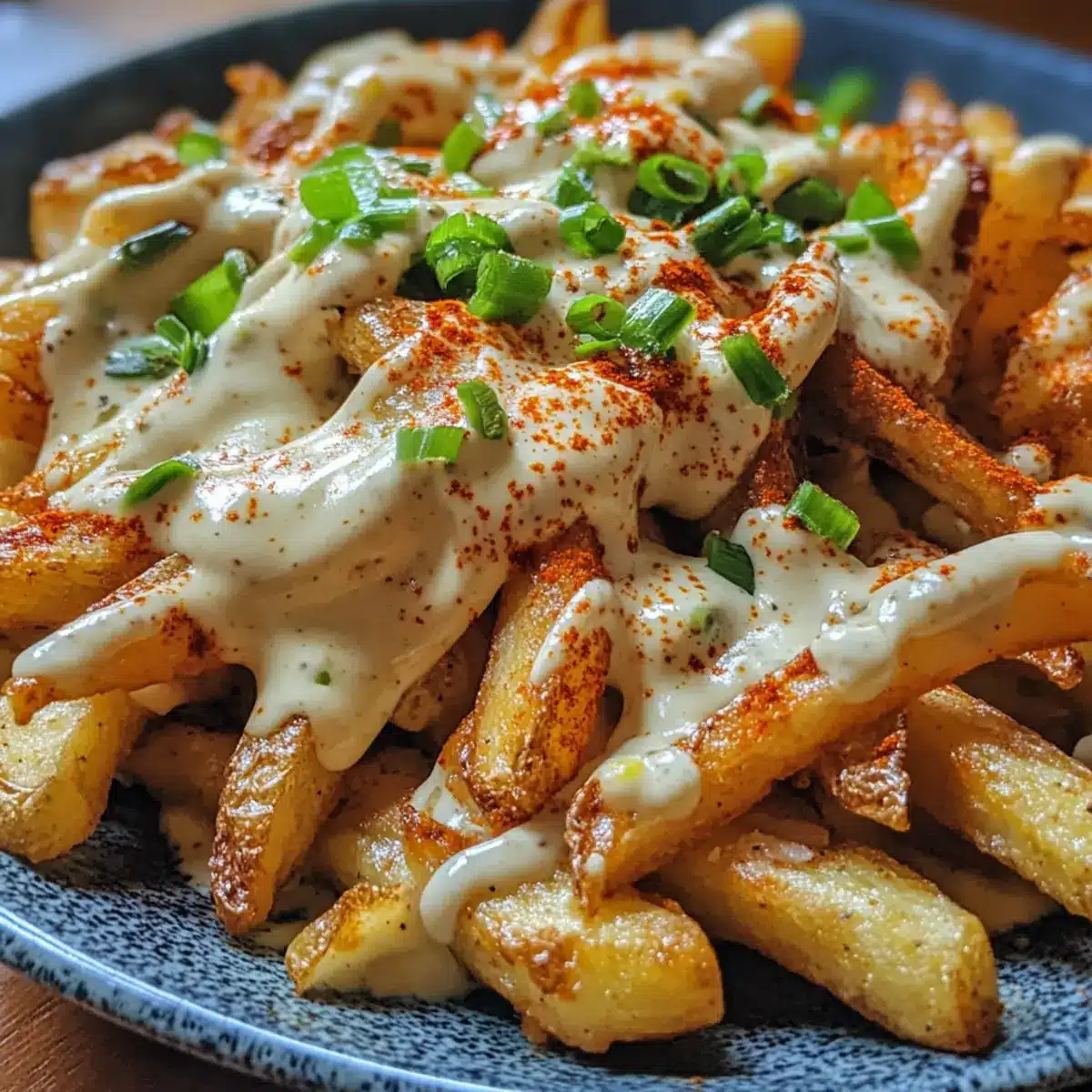 Ultimate Louisiana Voodoo Fries with Cheesy Cajun Sauce