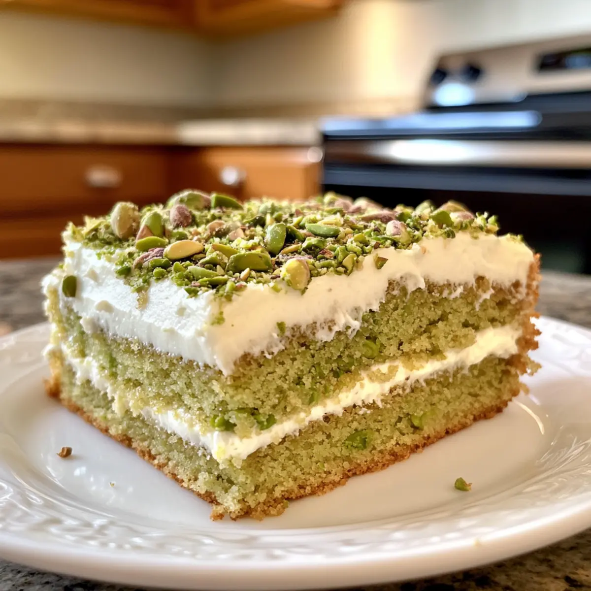 Irresistibly Gooey Buttery Pistachio Butter Cake Delight