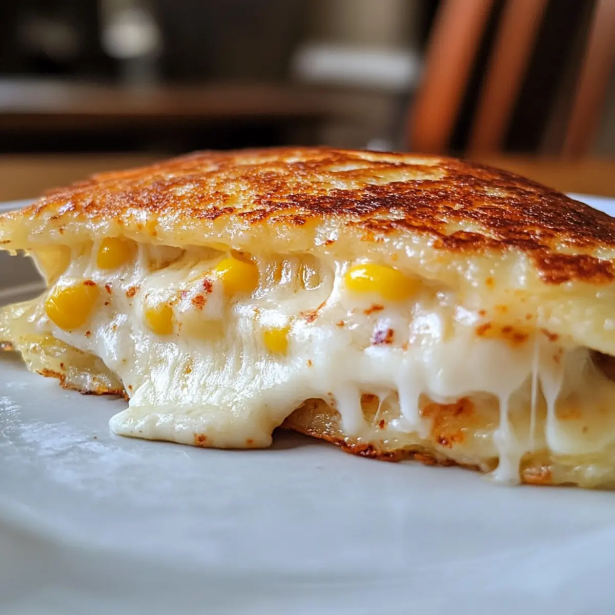 Irresistible Venezuelan Sweet Corn Cachapas with Cheesy Goodness
