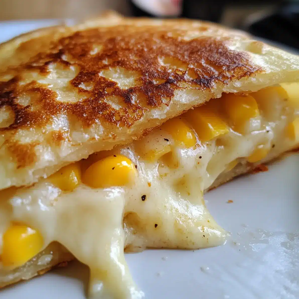 Irresistible Venezuelan Sweet Corn Cachapas with Cheesy Goodness