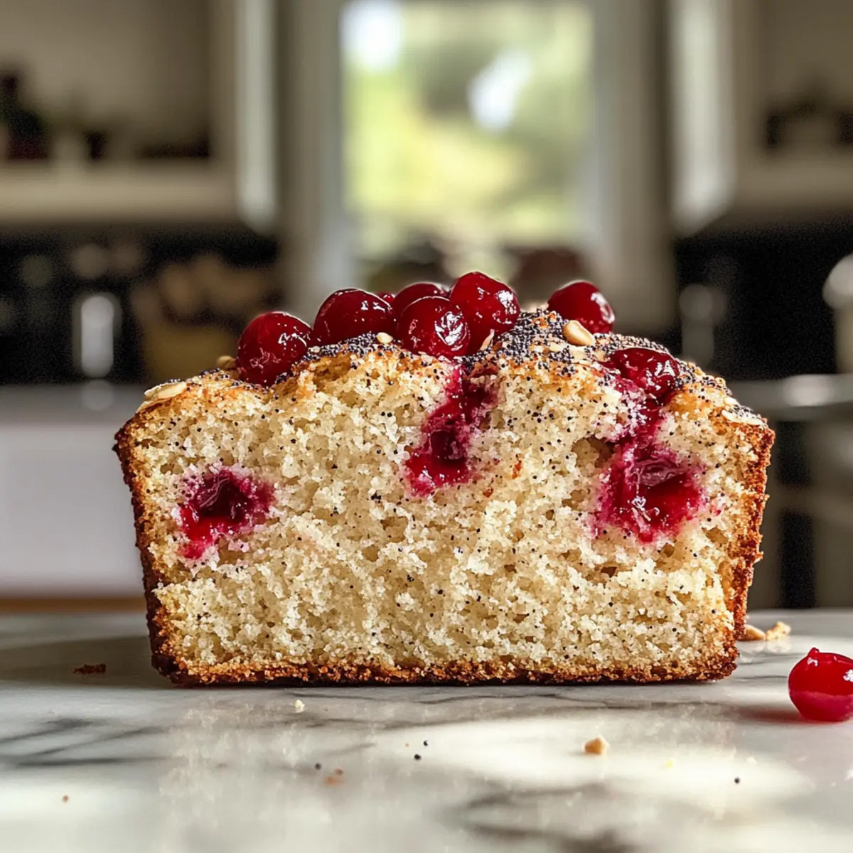 Irresistible Cherry Almond Poppyseed Quick Bread Recipe