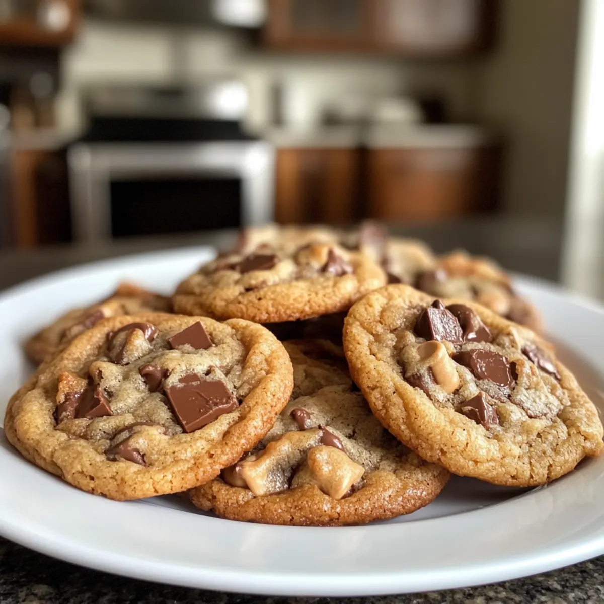 Irresistibly Gooey Browned Butter Toffee Chocolate Chip Cookies